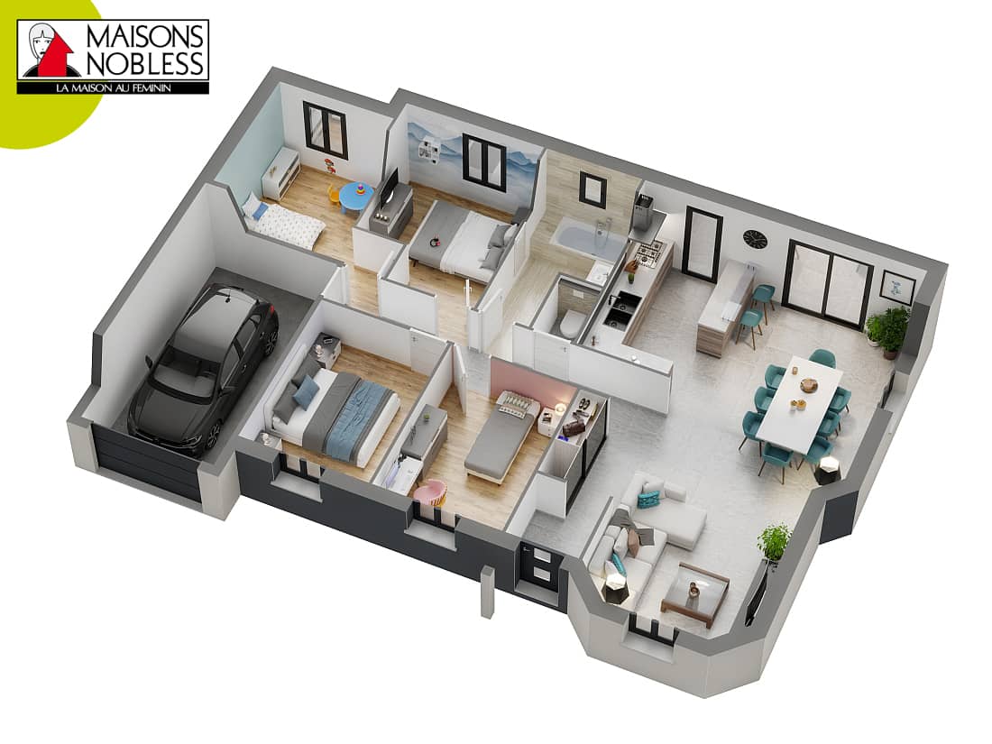 Plan Interieur Maison 100m2 | Ventana Blog
